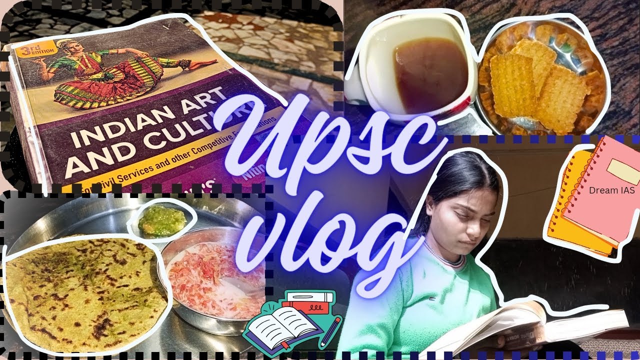 UPSC study vlog | a day in my life as a civil services aspirant ...