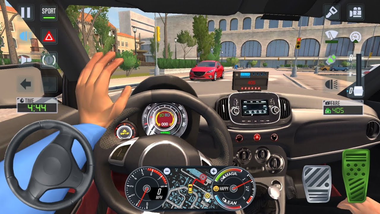 LITTLE RACING CARS CAB DRIVER 🚖💛 City Car Driving Games Android iOS ...