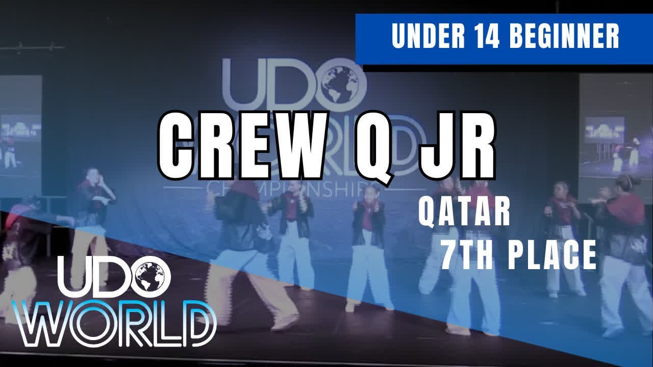 Crew Q JR | Under 14 Beginner 7th Place | UDO World Championships 2023 - YouTube