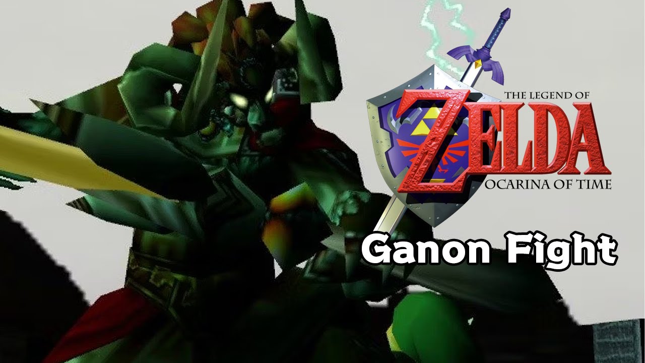 The Legend of Zelda: Ocarina of Time (Nintendo 64) - Ganon Fight ...