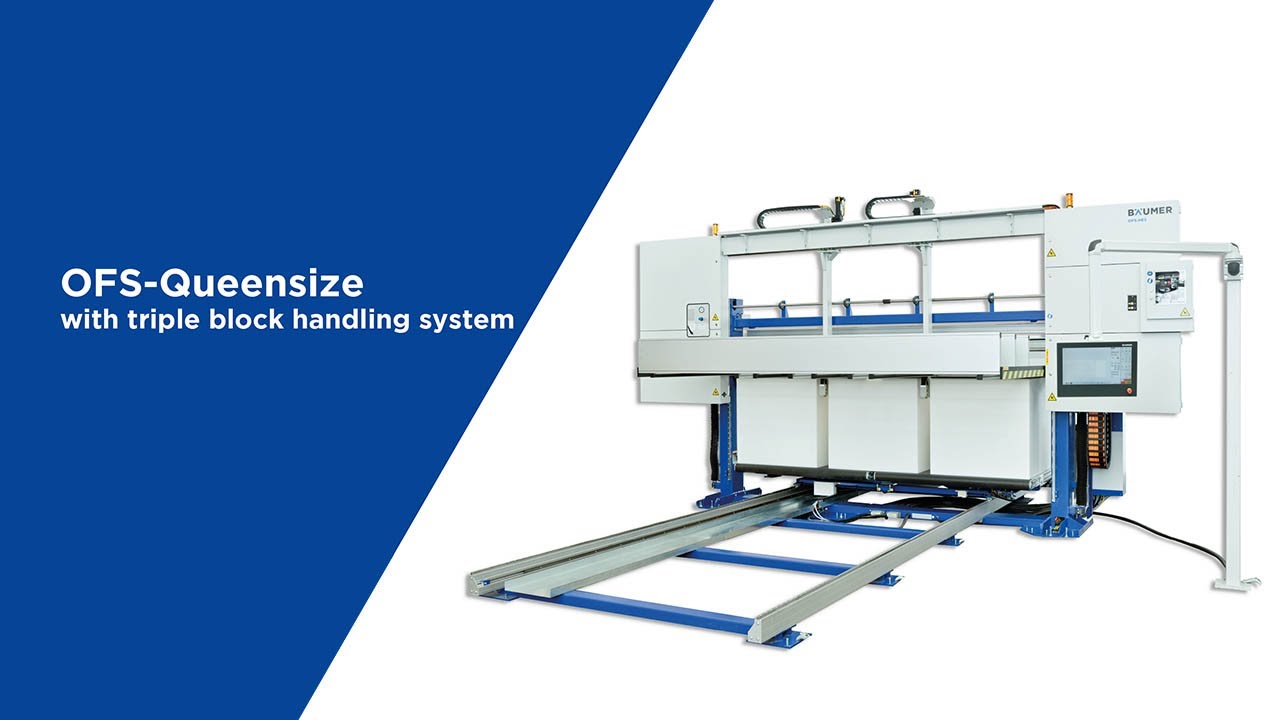 Baeumer Queensize with triple block handling system - YouTube