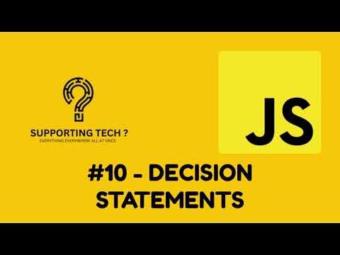 JAVASCRIPT DECISION STATEMENTS(10) - YouTube