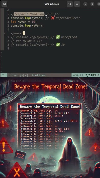 JavaScript interview questions| What is Temporal Dead Zone? day2 #javascript #html #css # ...