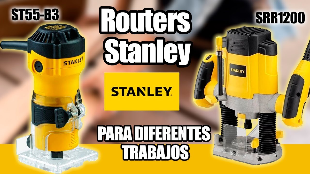 Fresadoras Stanley - Analizando Modelos ST55-B3 Y SRR1200 #stanley ...