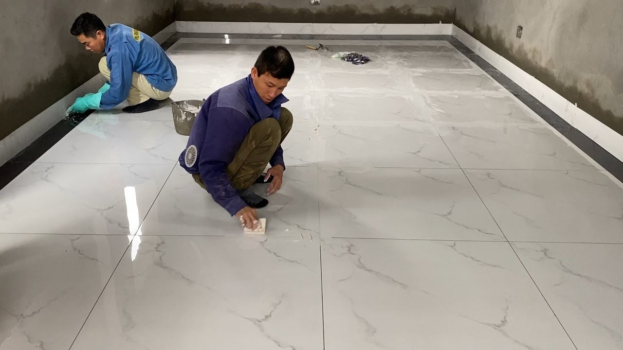 Projects Construction Living Room Floor With Ceramic Tiles | Techniques ...