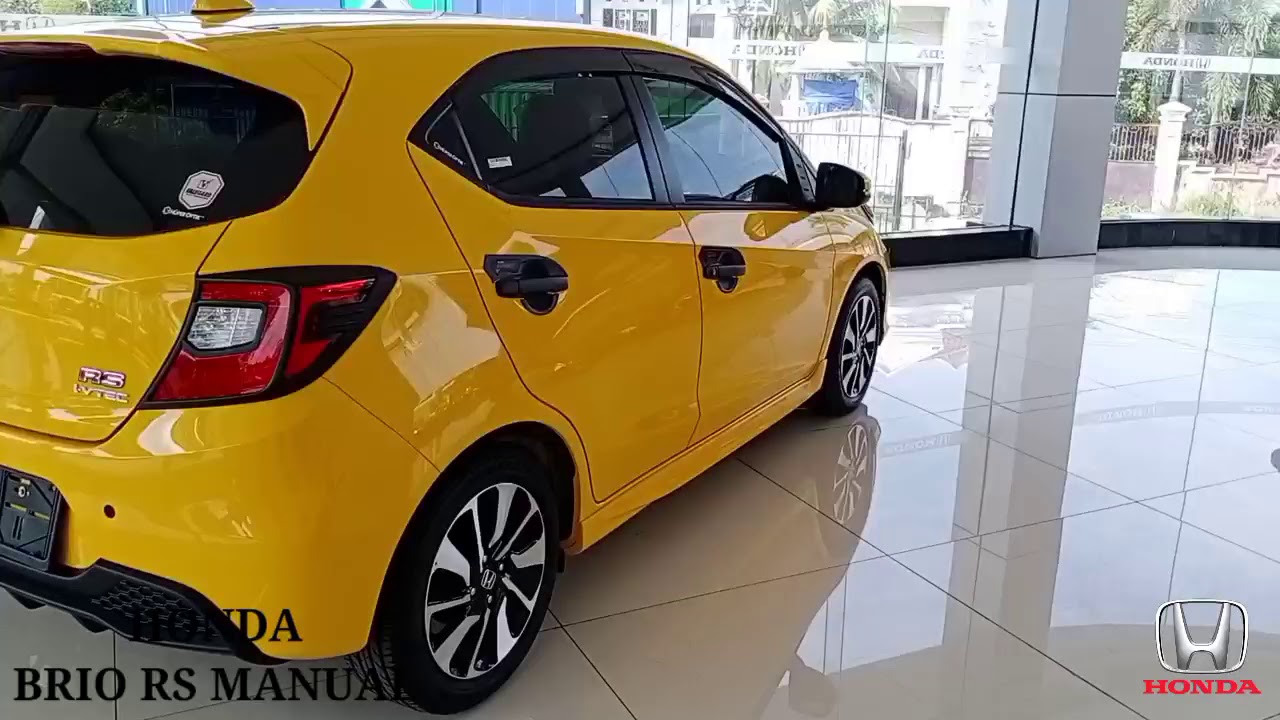 HONDA BRIO RS MANUAL KUNING 2020 UPGRADE AKSESORIS - YouTube