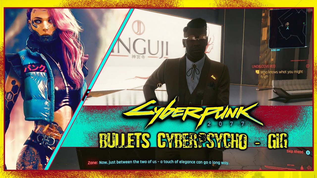 Cyberpsycho - Bullets | GIG | Cyberpunk 2077 | Very Hard Difficulty ...