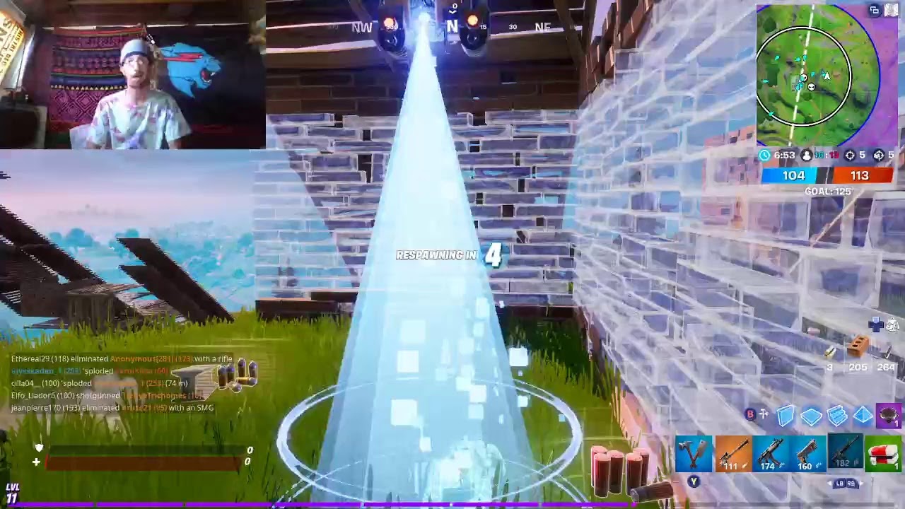 Fortnite First Stream - YouTube