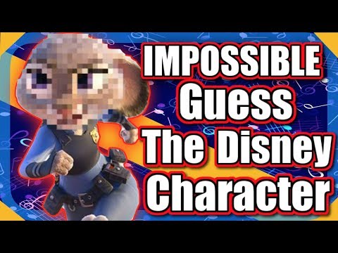IMPSOSSIBLE Guess The DISNEY CHARACTER - Zootopia - Moana - Frozen ...