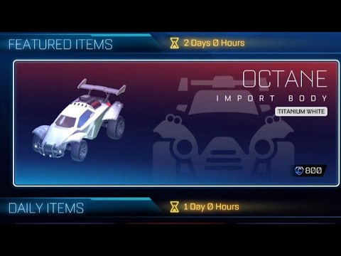 ROCKET LEAGUE FINALLY RELEASED THE TITANIUM WHITE OCTANE ON ITEM SHOP ...