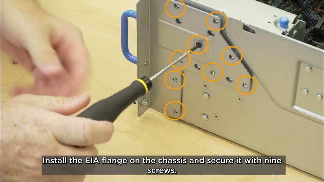 Thinksystem Sr950 V3 Installing An Eia Flange Youtube
