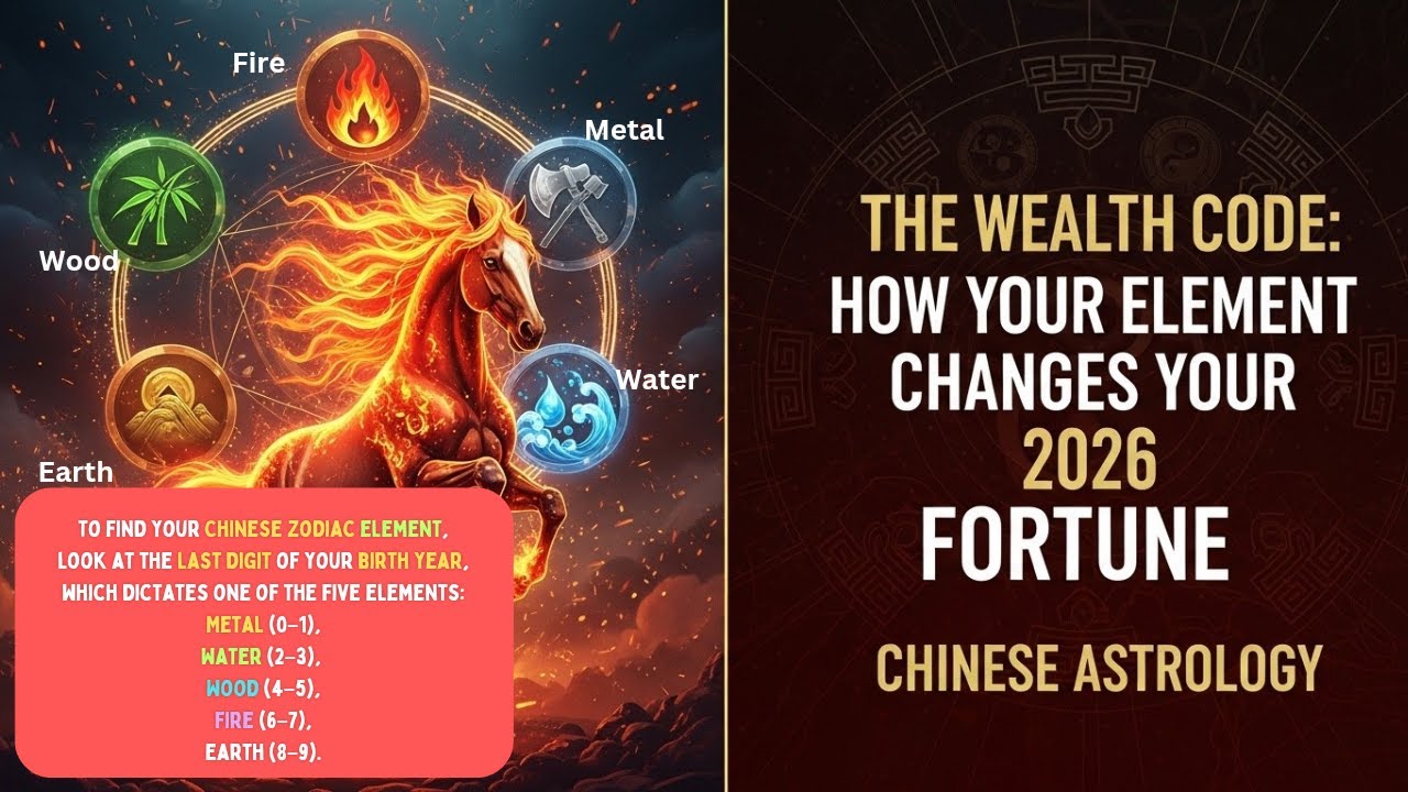The Wealth Code: How Your Element | Wood, Fire... Changes Your 2026 ...