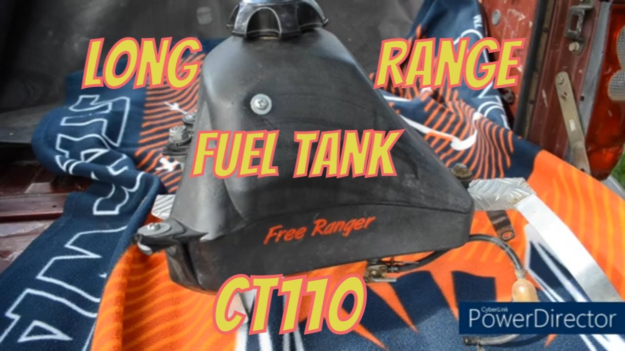 Fitting An Auxiliary Fuel Tank CT 110 - YouTube