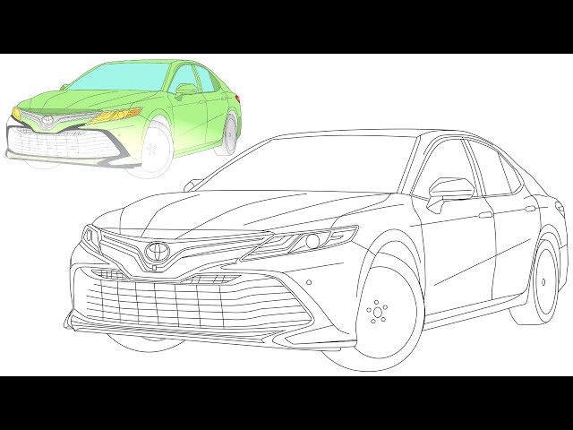 Toyota Camry Coloring Pages My Toyota Camry XV40 Art : R/BeamNG