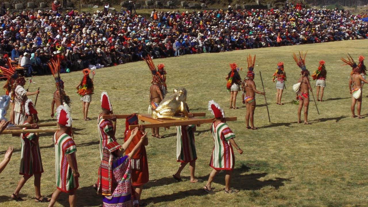 Sacred Inca Celebration Of Inti Raymi In Cusco Peru - YouTube