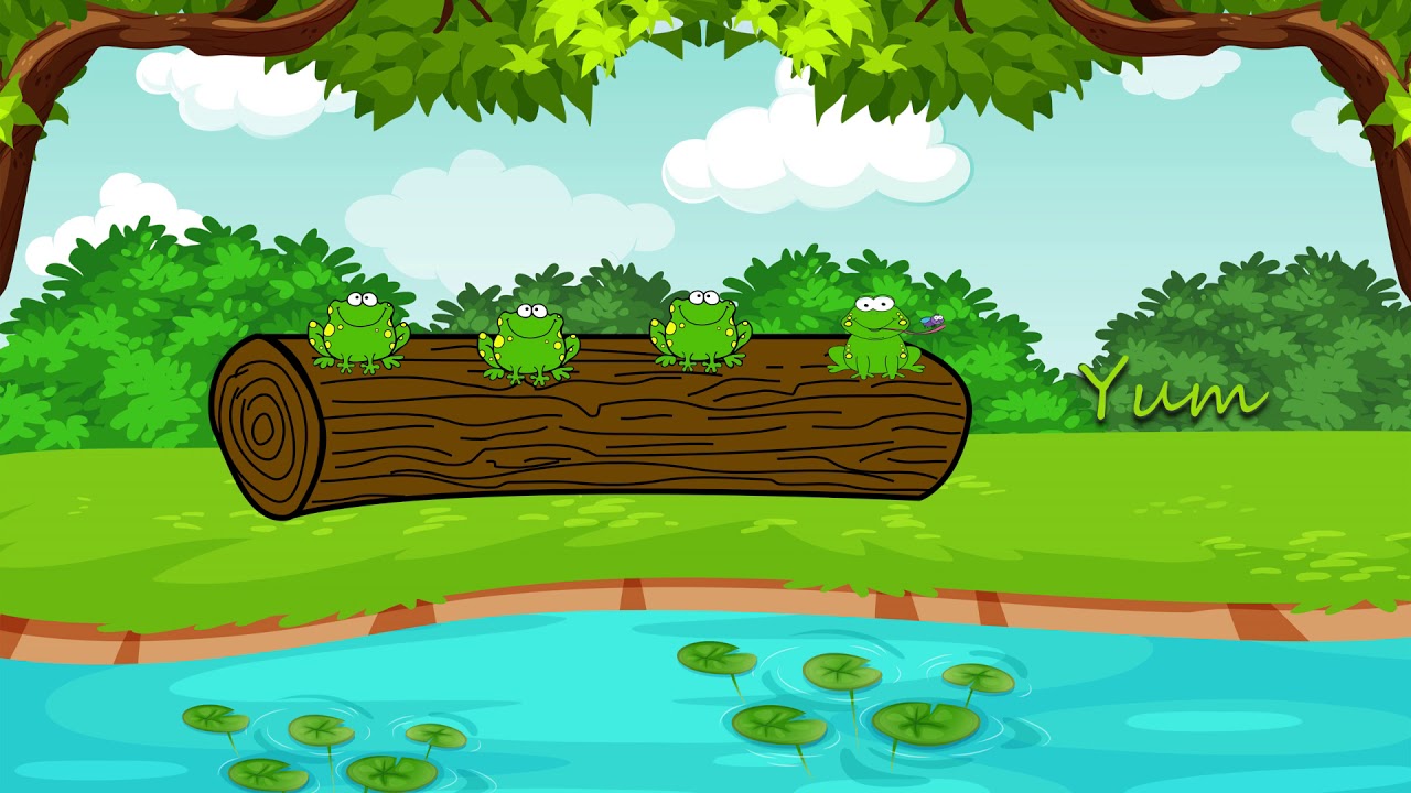 Three Little Speckled Frogs Play Along - YouTube