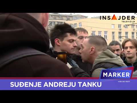 Andrej Tanko, jedan od simbola studentskih protesta pred sudom -prošlog leta policiju poprskao vodom