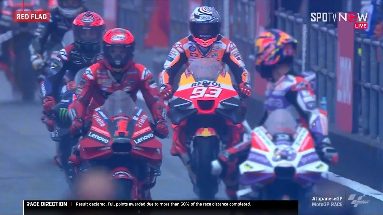 [MotoGP Jepang] Red Flag, Race Gak Dilanjutin, Jorge Martin Juara ...