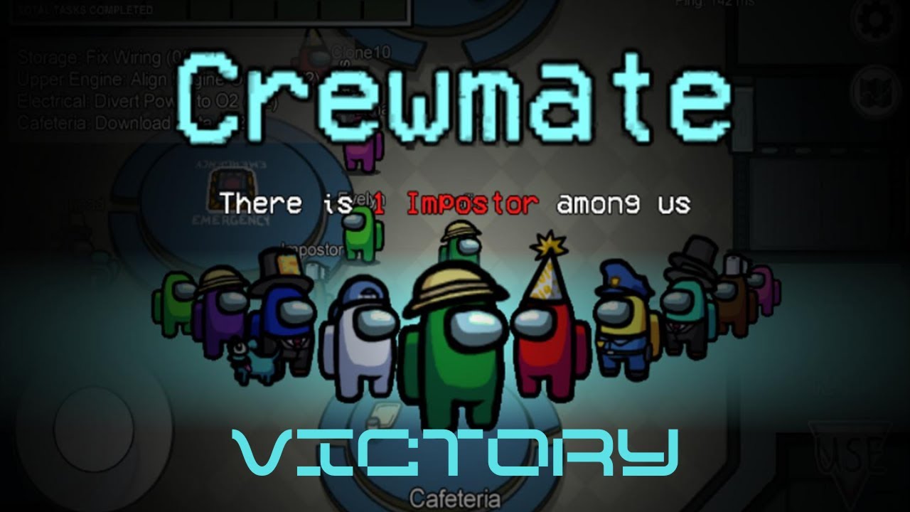 Among Us Crewmate Victory - YouTube