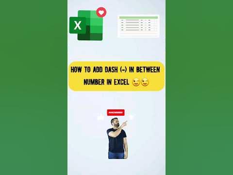 How to add dash in between number in Excel #excel #exceltips #exceltricks #shorts #viral # ...