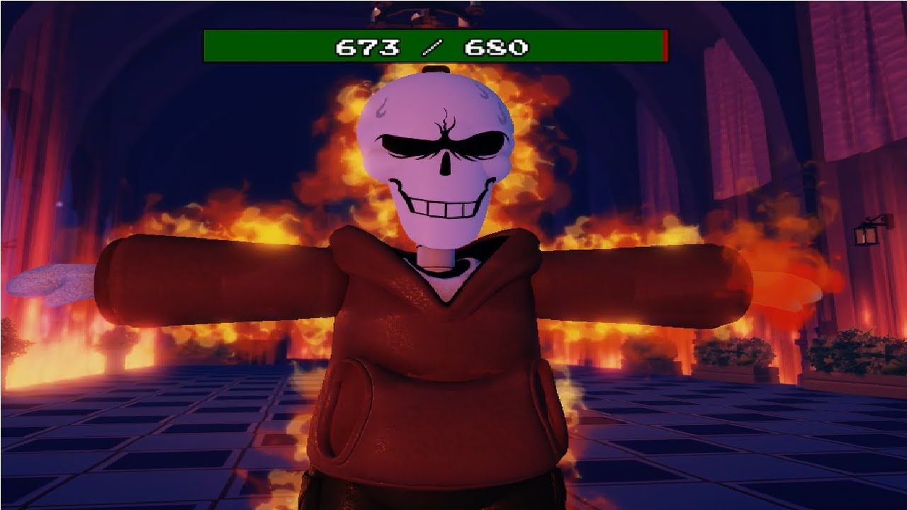 Underswap Papyrus Phase 1-2 Rework Showcase | Undertale Last Corridor ...