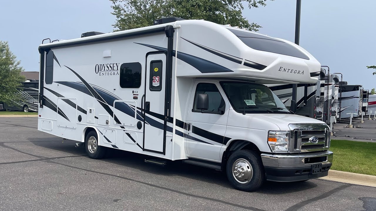 Class C Motorhome For Couples with TRANSFORMING Murphy Bed! - YouTube