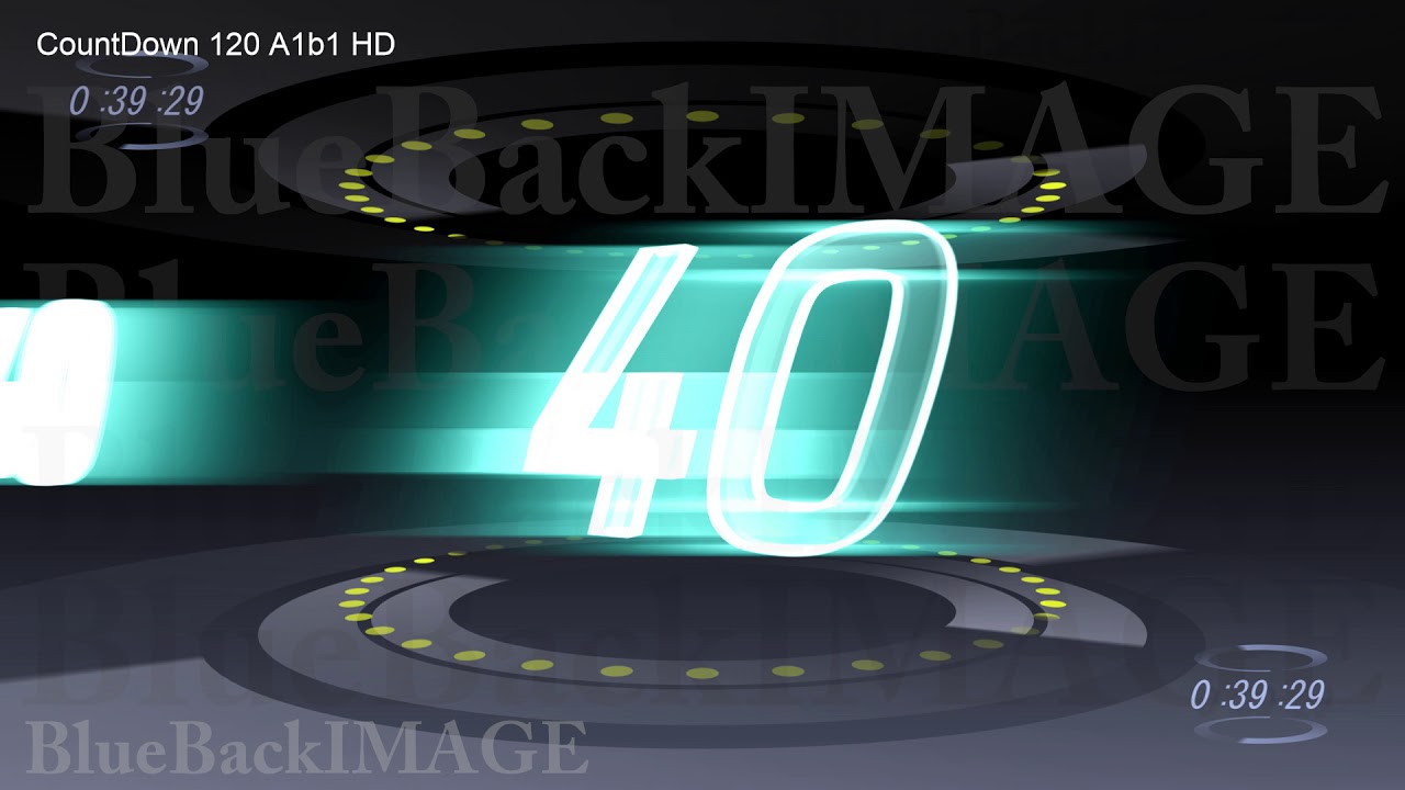 Stock Footage Countdown Numbers Digits timer count intro leader trailer ...