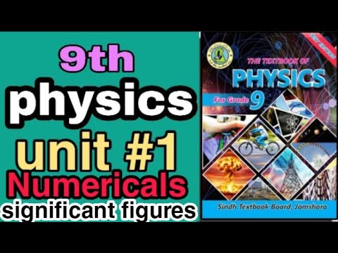 physics class 9 new book unit 1 numerical || how to find significant ...