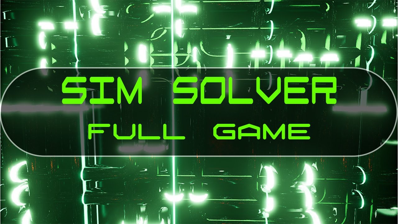 Sim Solver: Full Game - YouTube