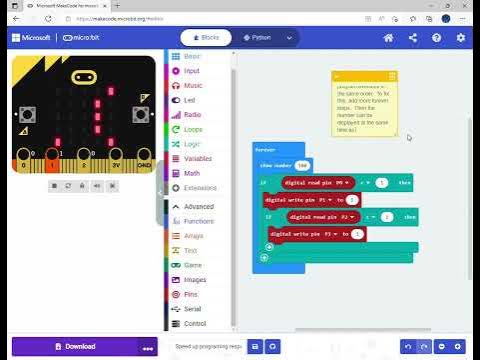 Microbit Speed-up Programing - YouTube