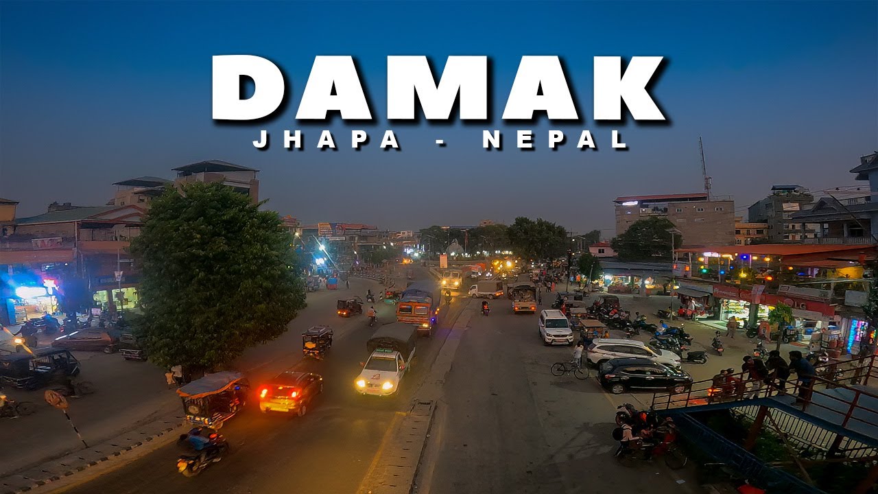 The Night View Of Damak City | #travel - YouTube