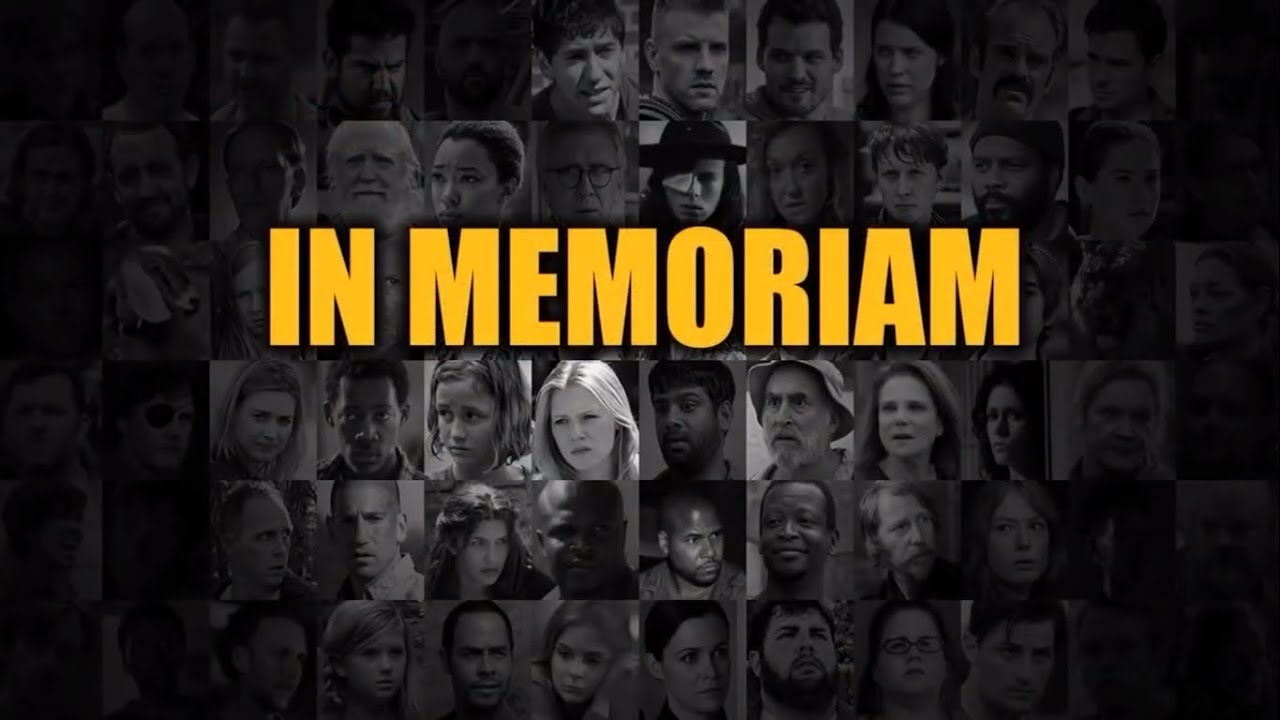 The walking dead season 1-8 all kills and deaths In Memoriam ...