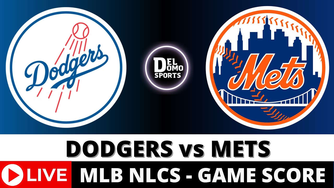 LOS ANGELES DODGERS VS NEW YORK METS LIVE ⚾️ NLCS Game 4 - MLB Game ...