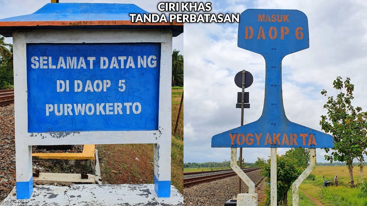 WAJIB TAU ! TERNYATA DISINI PERBATASAN DAOP 5 PWT & DAOP 6 YK PT KAI ...