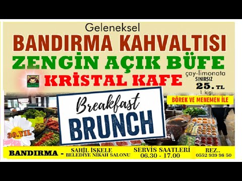 KAHVALTI BANDIRMA KRİSTAL KAFE