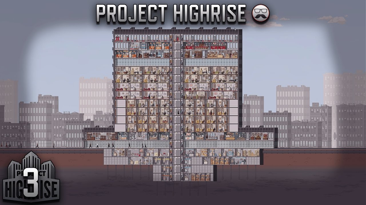 Project Highrise Game #3 - Still building up and out on our highrise ...