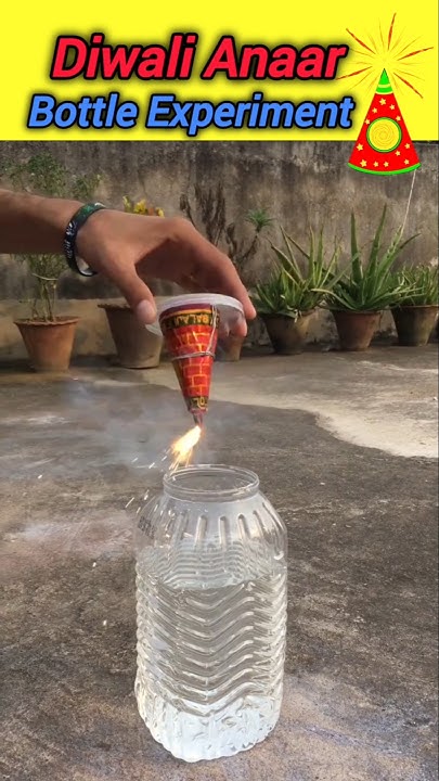 Anaar vs Bottle Experiment🔥💥#anaar #crackers #diwali #bollywood #ytshorts #shorts - YouTube