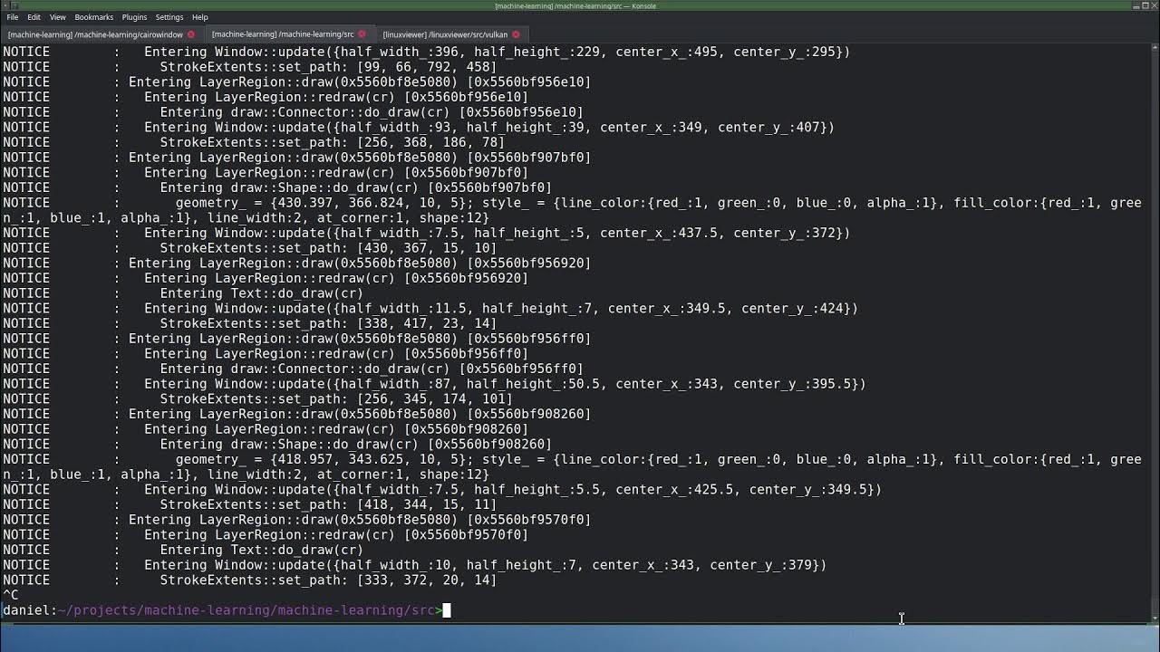 C++ - drawing in an X11 window using cairo - YouTube