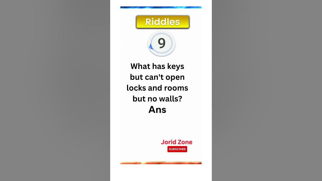"Mysterious Riddle: Identify the Object with Keys and Rooms but No ...