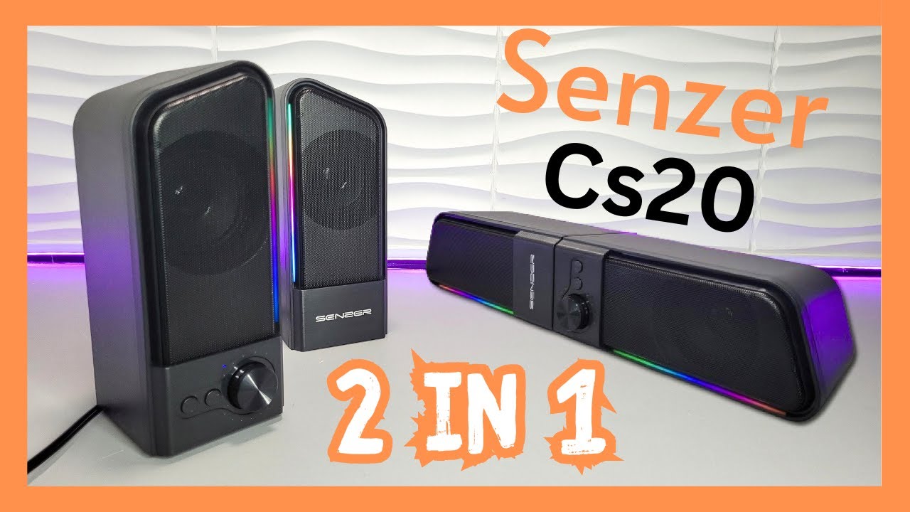 Senzer Cs20 RGB BUDGET! Speaker/Sound-bar Review - YouTube
