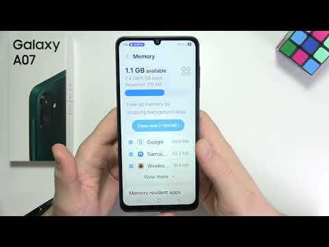 Samsung A07: How to Check RAM