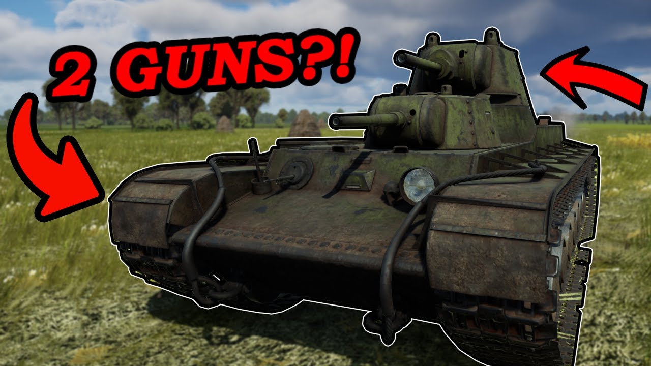 This TANK has 2 GUNS (War Thunder) - YouTube