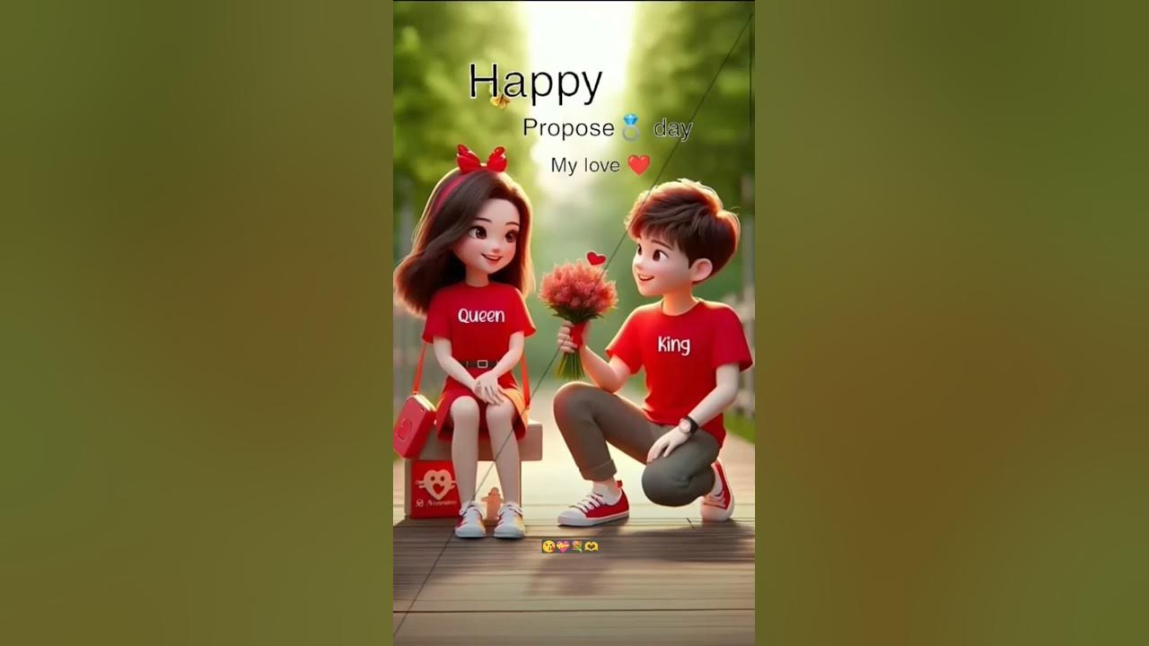 Happy Propose day My love | comment your name #shorts #status #4k #propose_status #trending ...