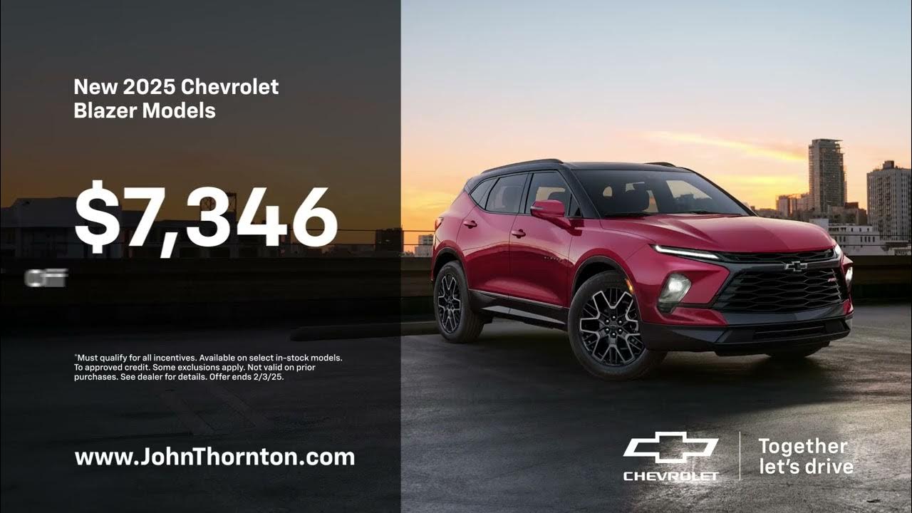 John Thornton Chevrolet | January 2025 | New Year, New Savings - YouTube