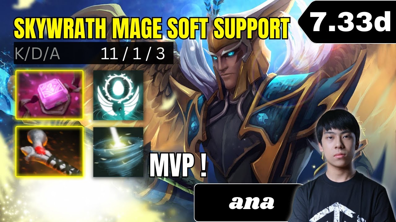 PATCH 7.33d - ana Skywrath Mage Soft Support Gameplay - Dota 2 Full Match Gameplay - YouTube