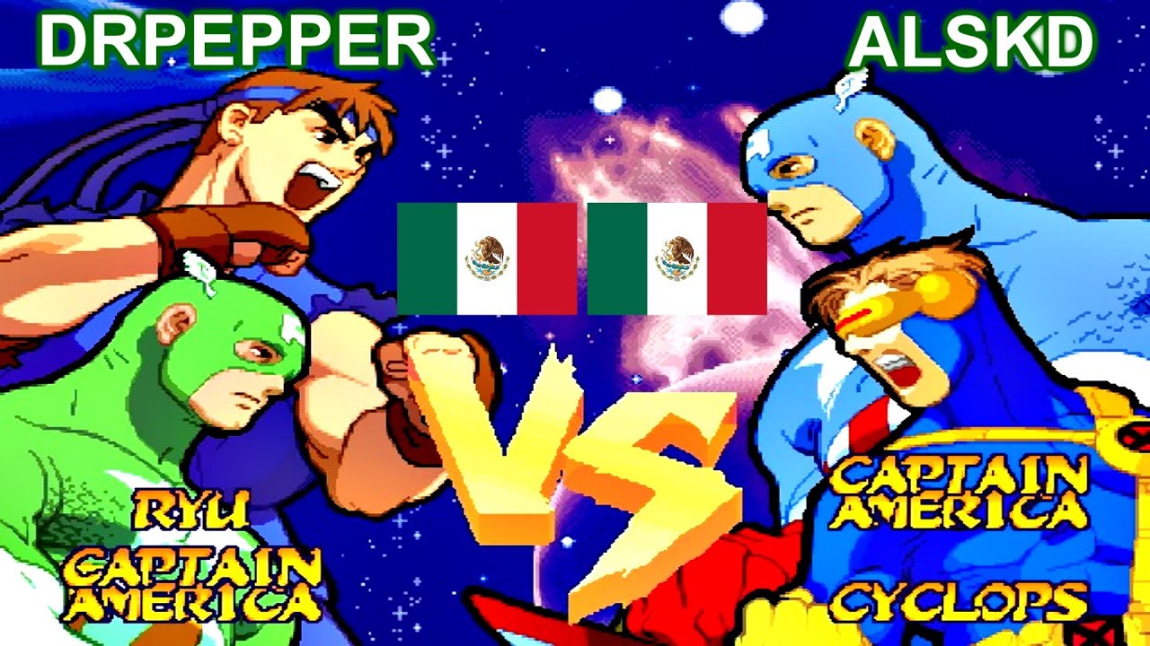 Marvel Super Heroes Vs. Street Fighter - DRPEPPER vs ALSKD FT5 - YouTube