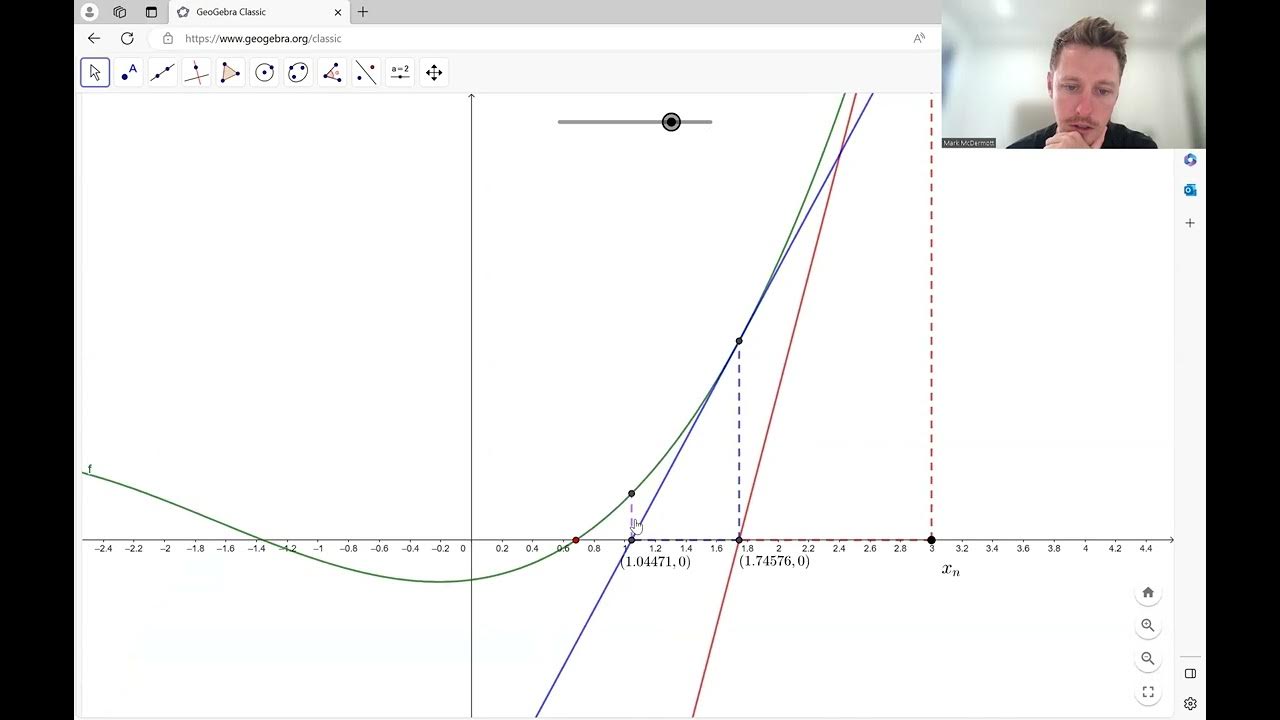 Newton's Method Example - YouTube