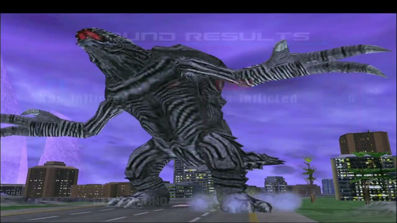 Orga vs Obsidius Challenge Godzilla Unleashed PS2 - YouTube