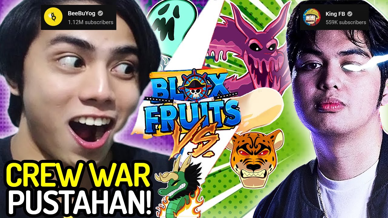 KINGFB VS BEEBUYOG PART 2! CREW PUSTAHAN SA BLOXFRUIT! | Roblox ...