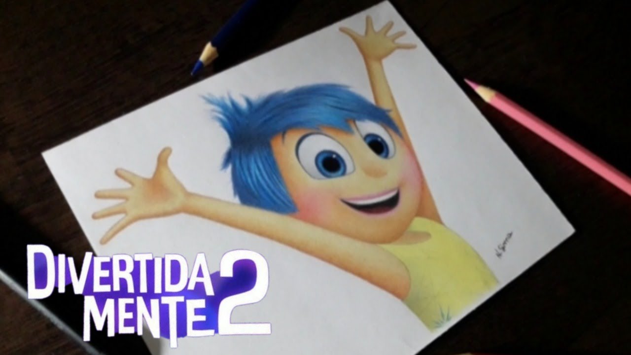 Desenhando a ALEGRIA de Divertidamente 2 (drawing) - YouTube